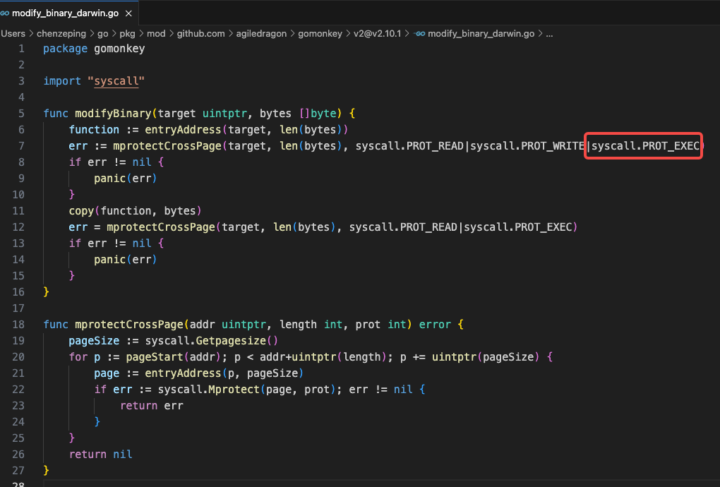 Apple arm架构下gomonkey报错问题解决